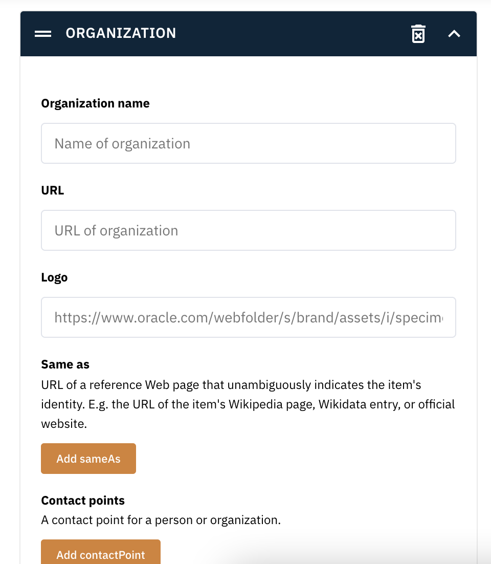 Getting started with Organization schema - Schema Helper Getting started with Organization schema - Schema Helper
